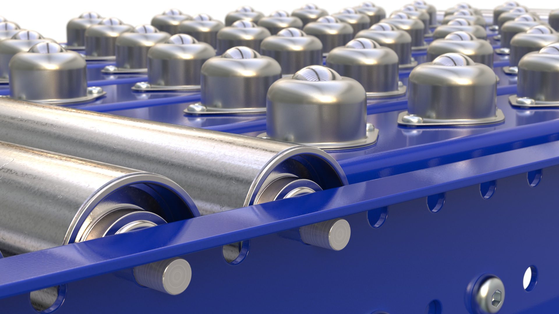 Ball Transfer Section | Gravity Roller Conveyor - Dyno Conveyors