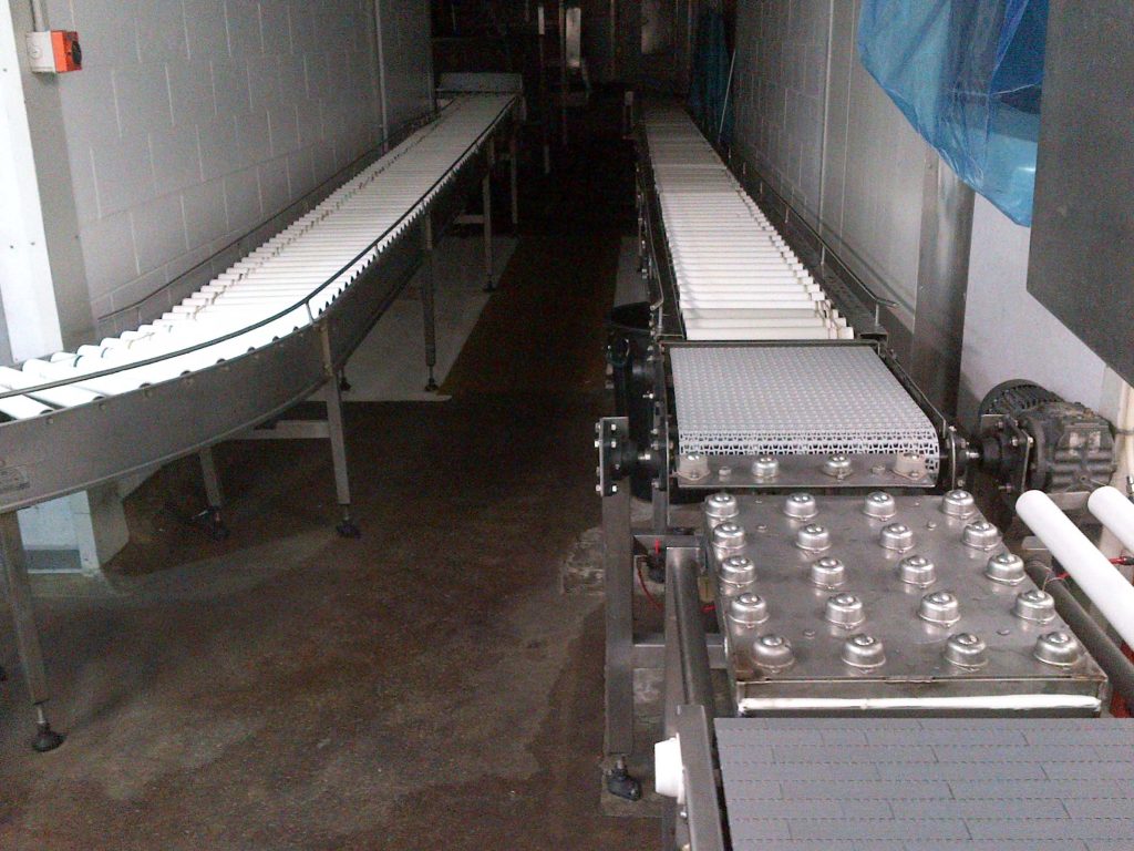 Ball Transfer Section | Gravity Roller Conveyor - Dyno Conveyors